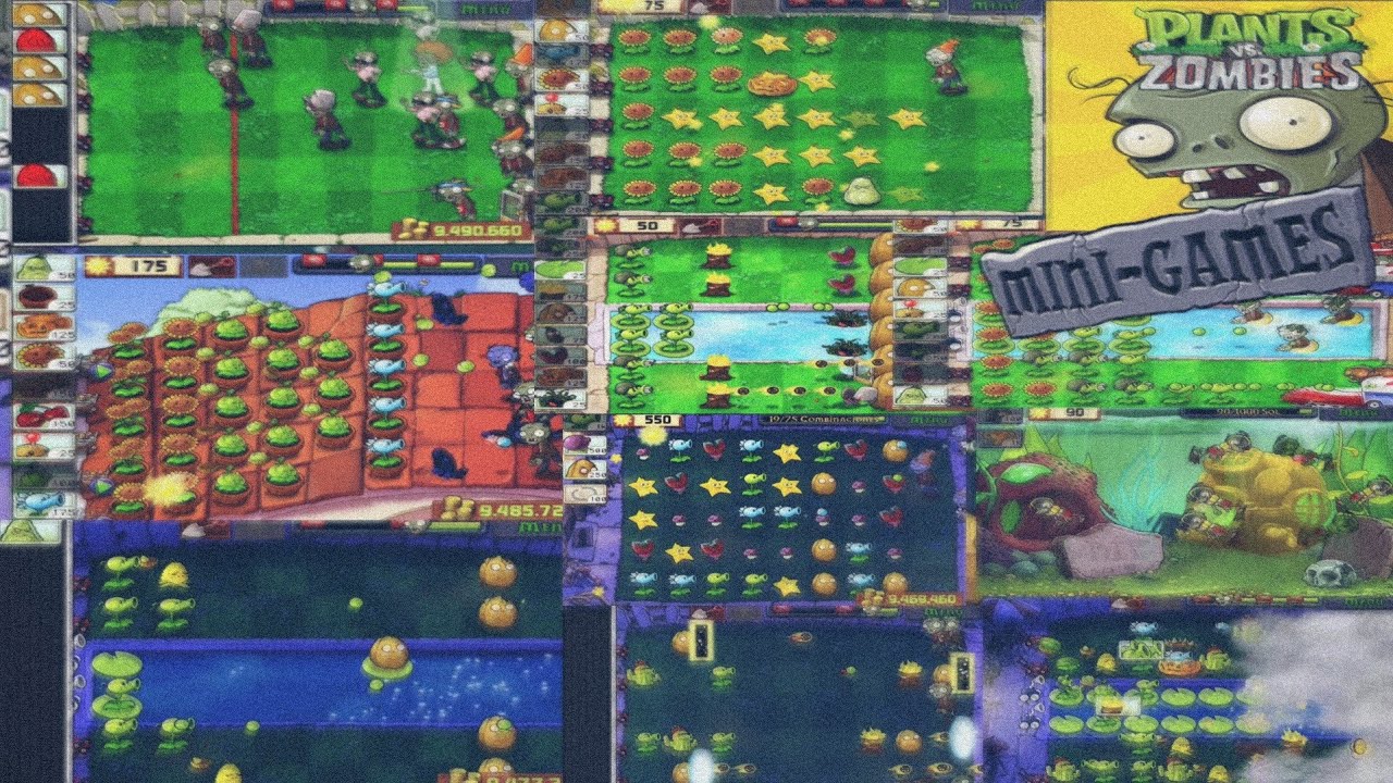 Pvz 𝗠𝗜𝗡𝗜𝗚𝗔𝗠𝗘𝗦 Full Gameplay By Jorga Sus -Planta vs Zombies - YouTube