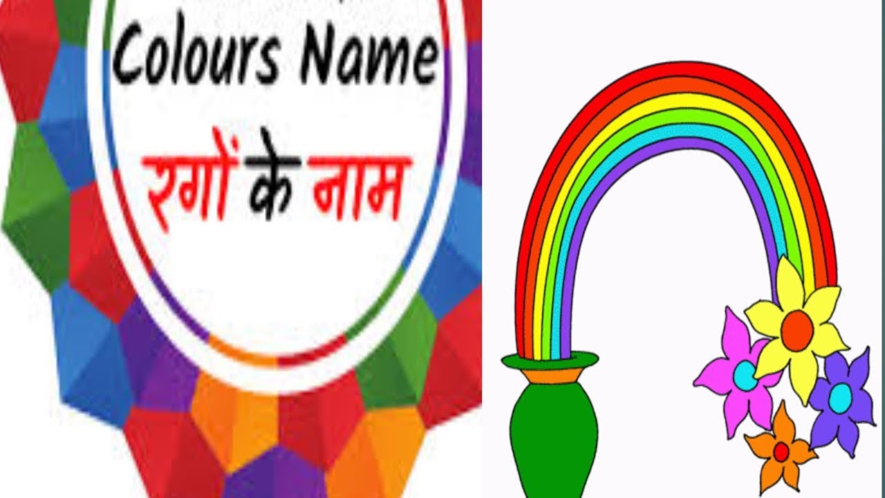 Learn colours #colors name#red #pink #green #white abcd song for kids ...