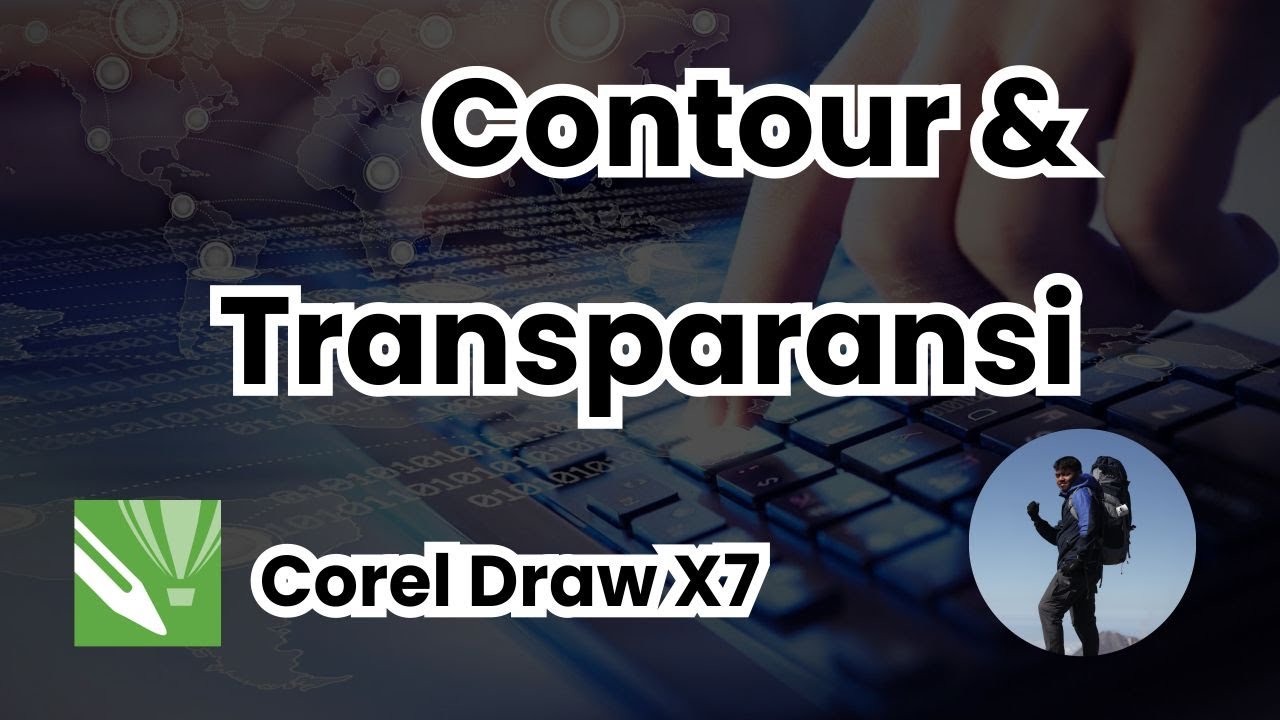 5. TUTORIAL COREL DRAW X7 FOR BEGINNER | Contour & Transparansi - YouTube