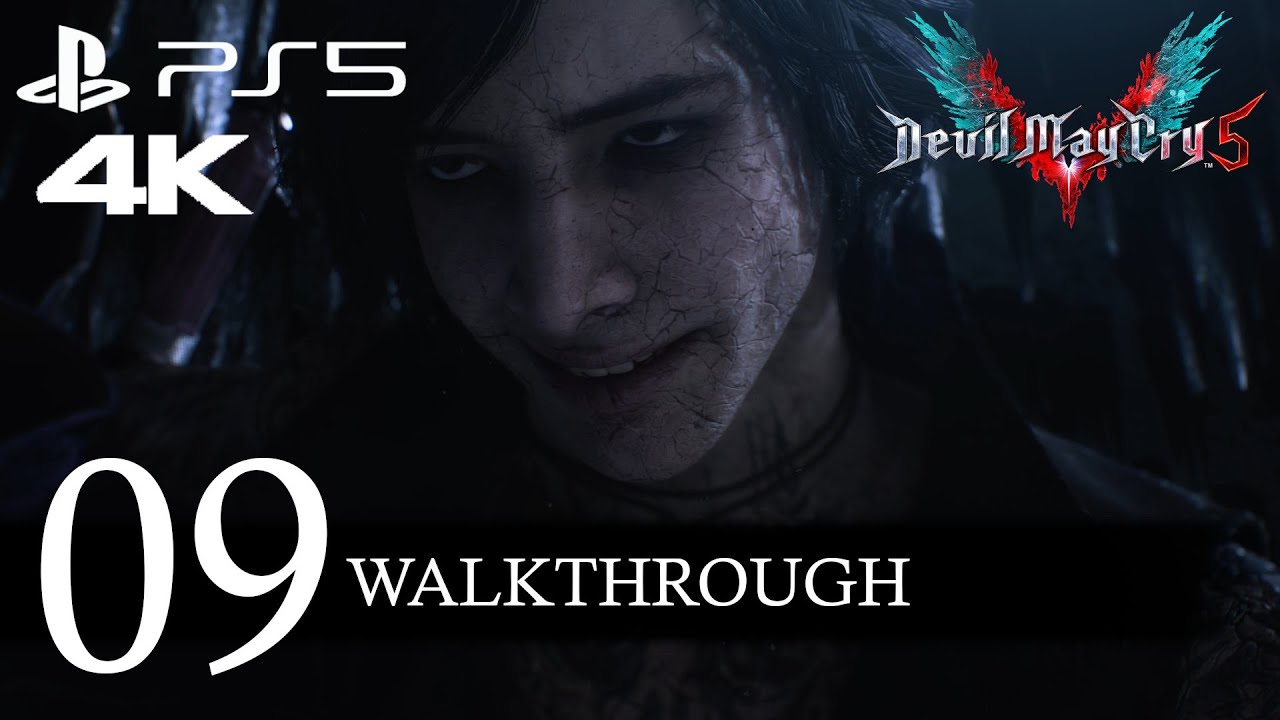 Devil May Cry 5 Walkthrough Part 9 (No Commentary/Full Game) PS5 4K ...