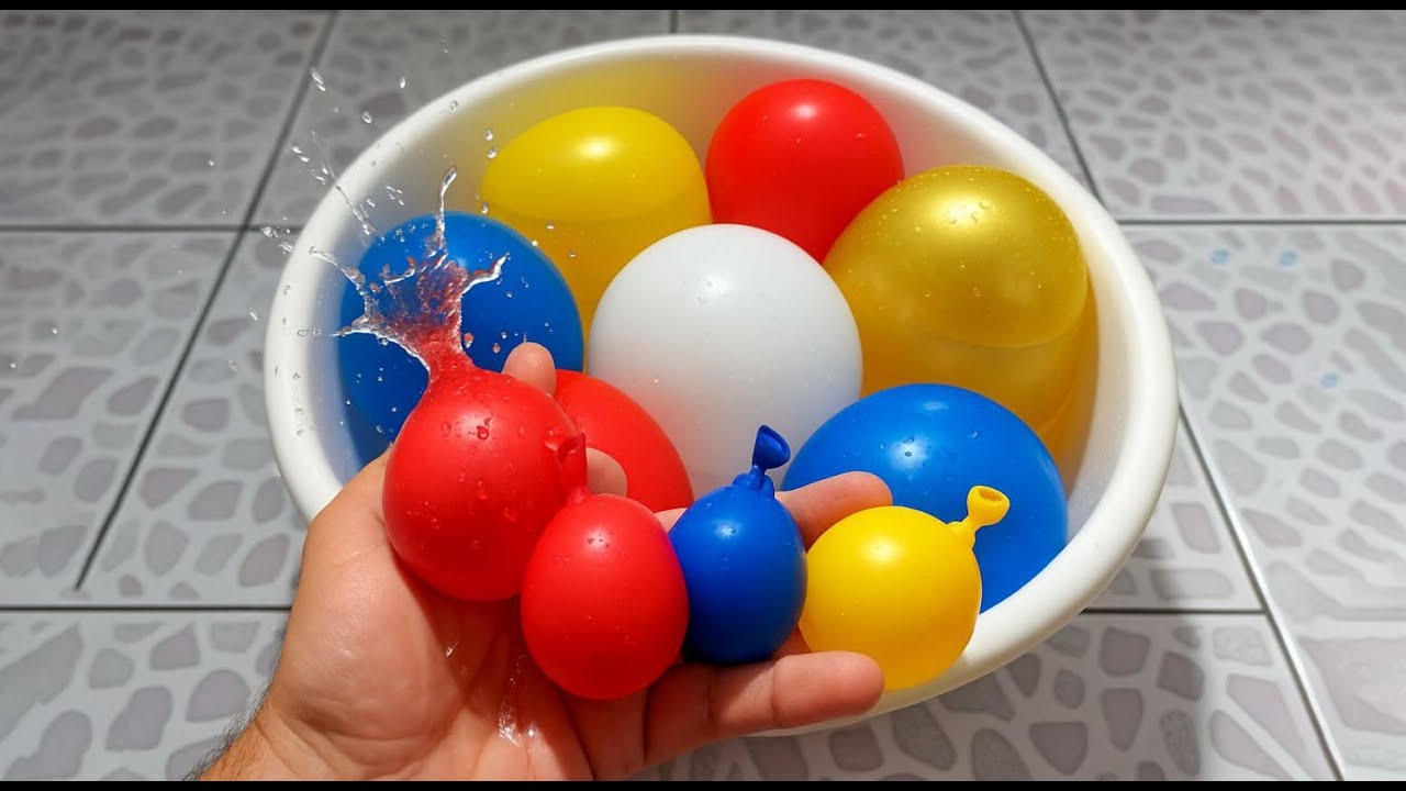Popping Balloon | Pop Colorful Water Balloons - Fun Water Balloon ...