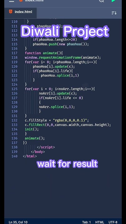 Happy diwali 2023🧨 | Diwali Firework Animation in Javascript 👨🏻‍💻 | #shorts #css #developer # ...