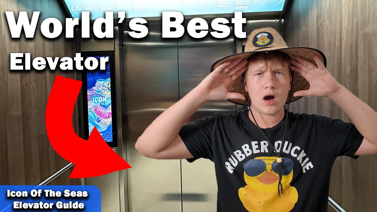 The World's Best Cruise Ship Elevator? | Icon Of The Seas Full Elevator ...