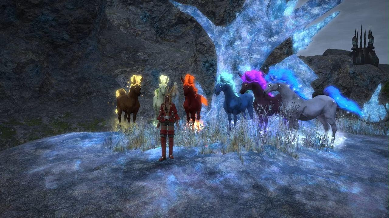 FINAL FANTASY XIV Online Kirin mount - YouTube