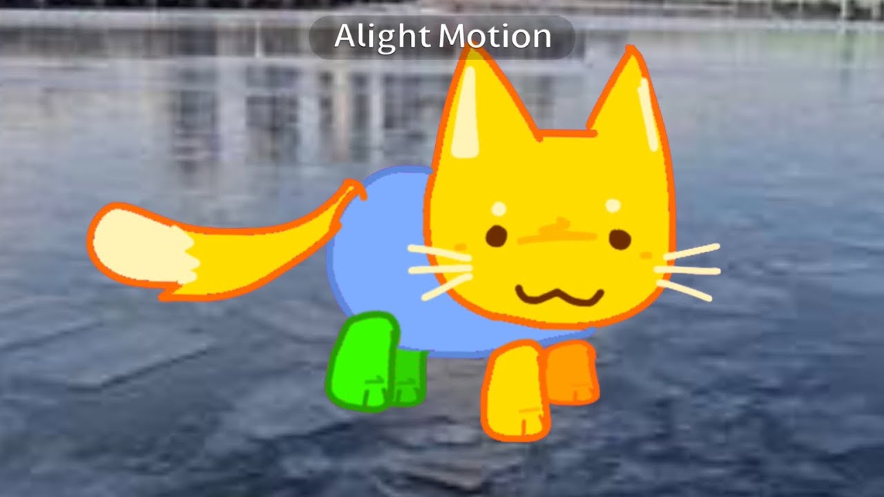 noob cat walking on frozen han river!!1! - YouTube