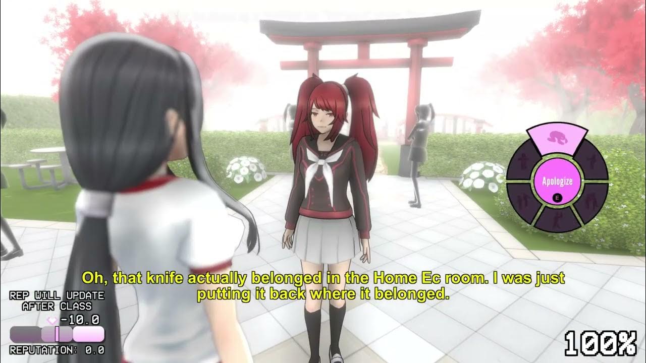 jugando a yandere simulator 1989 mode - YouTube