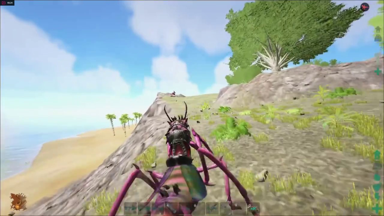 ARK LVL 500 ALPHA MANTIS TAME USING BARRETT TRANQ RIFLE - YouTube