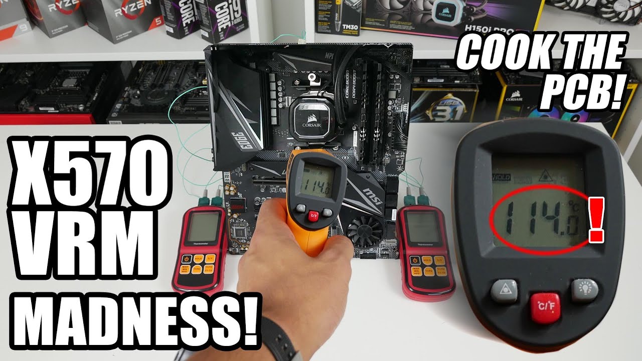X570 VRM Temperature Analysis - LUKE Deep Dive! - YouTube