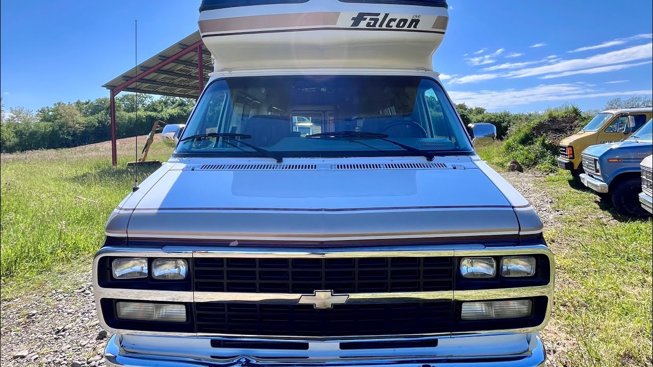 1993 Chevrolet Chevy Van G30 Falcon 190 Van motorhome - YouTube