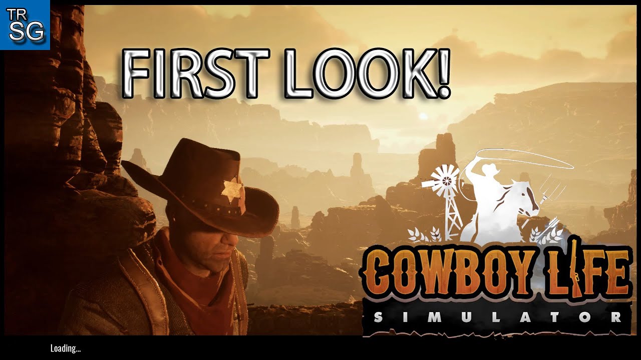 Cowboy Life Simulator - Let's be a Cowboy in the Wild West - First Look ...