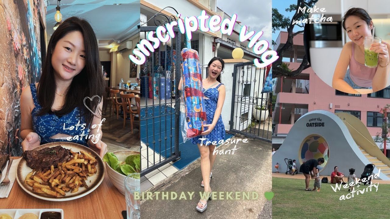 Unscripted Vlog | bday celebration, explore new area, making matcha, treasure hunt & weekend ...