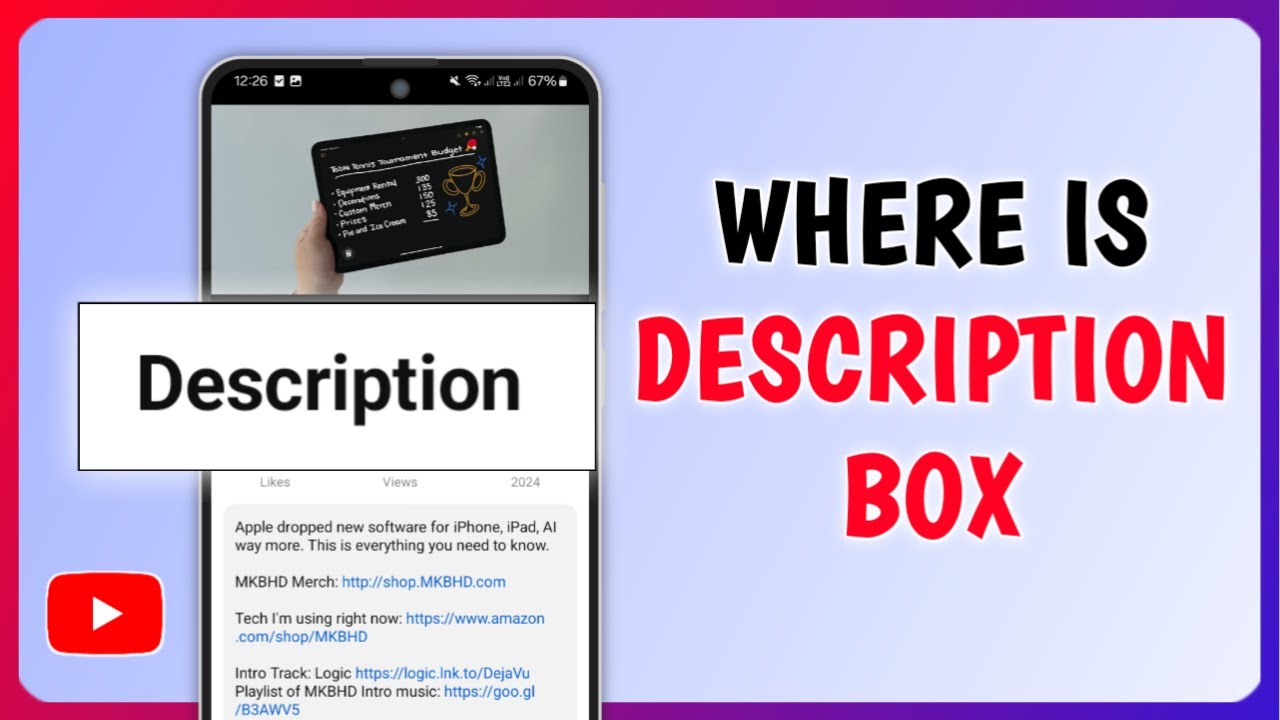 How to See Description Box of YouTube Video - YouTube