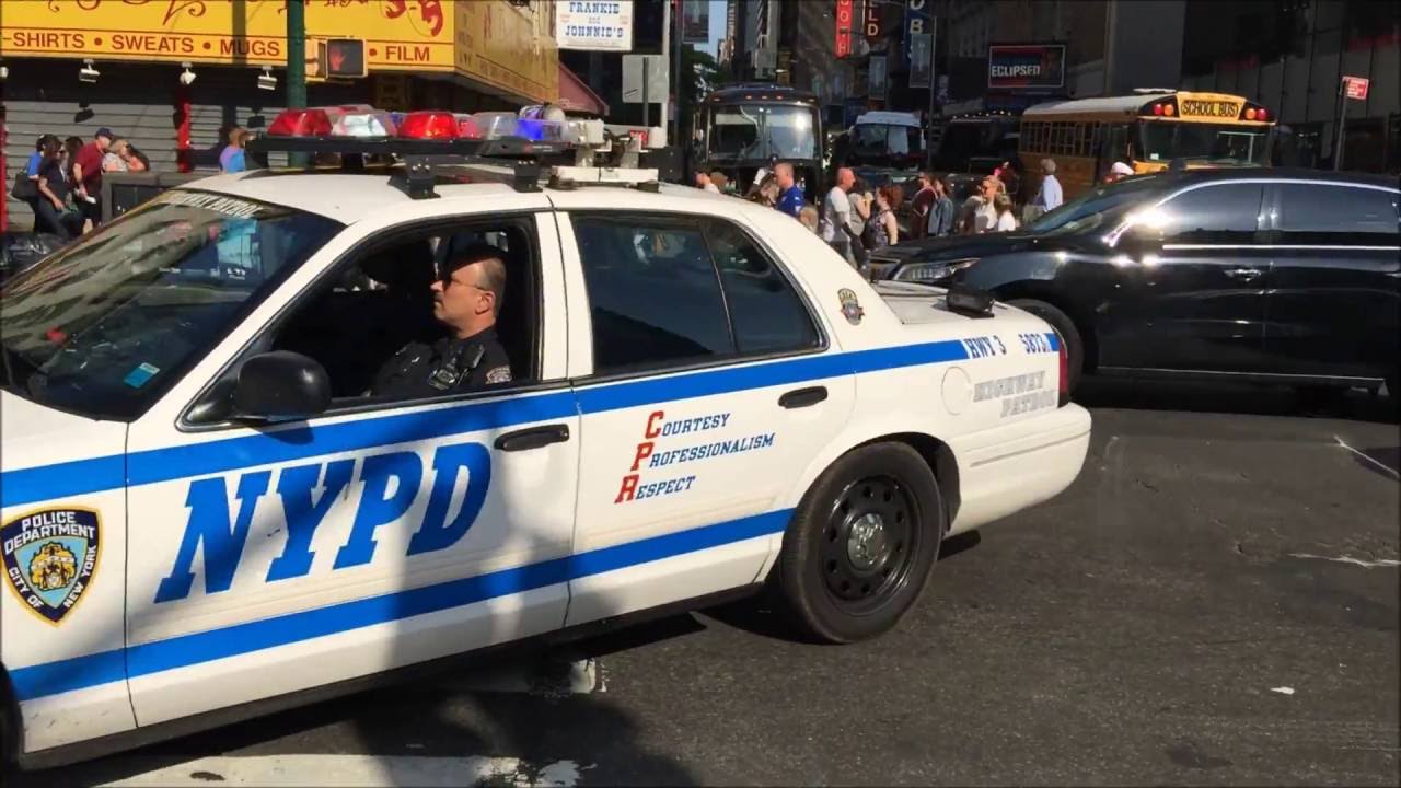 COMPILATION OF THE ELITE NYPD HERCULES SQUAD PATROLLING AROUND THE ...
