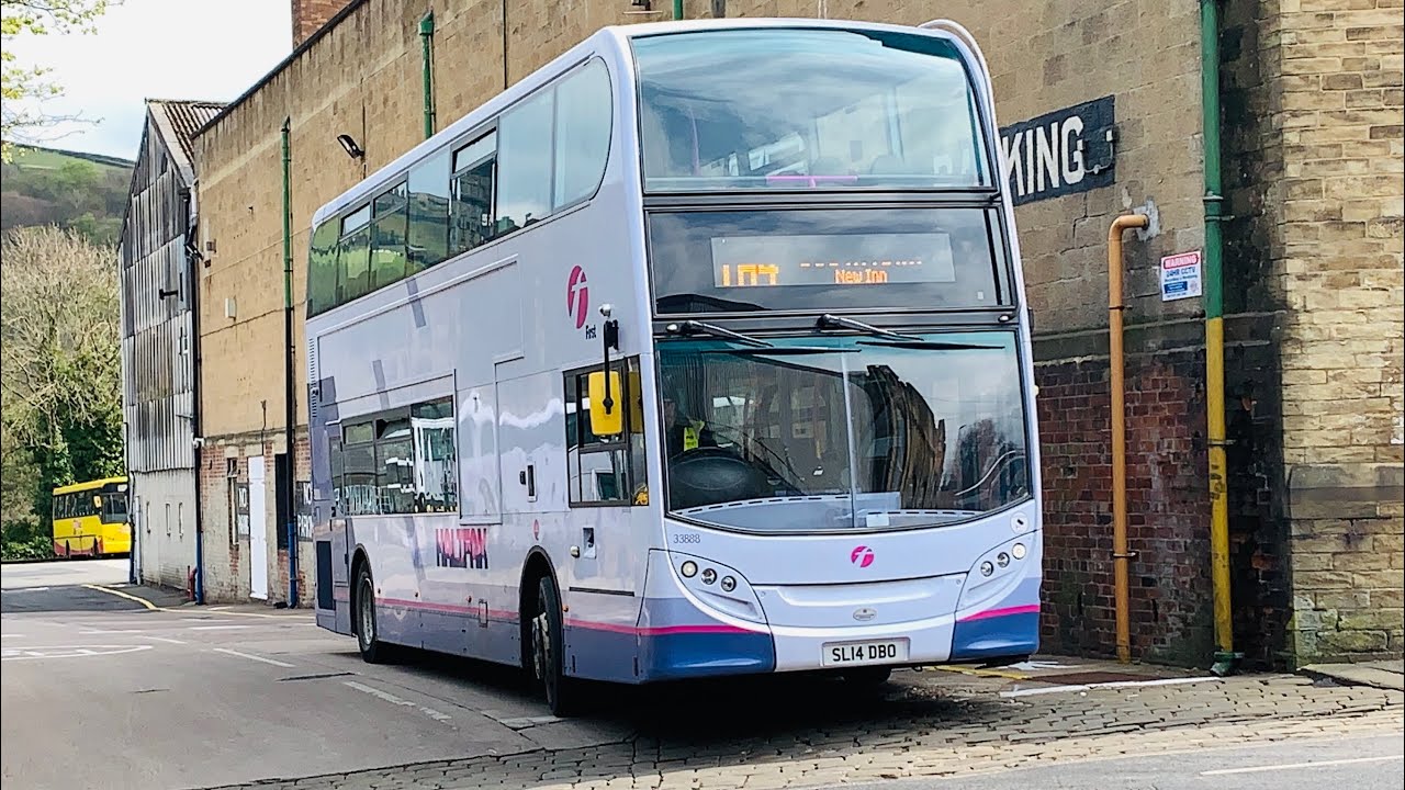 First Bus Halifax 33888 X First Manchester Leaving At Elmwood Garage ...