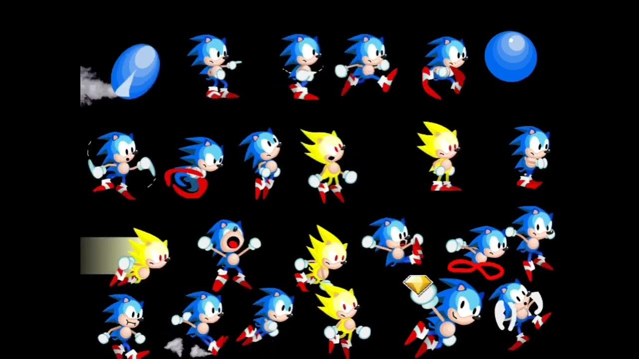 Custom Sonic Scratch Sprites (New and Revised version) - YouTube