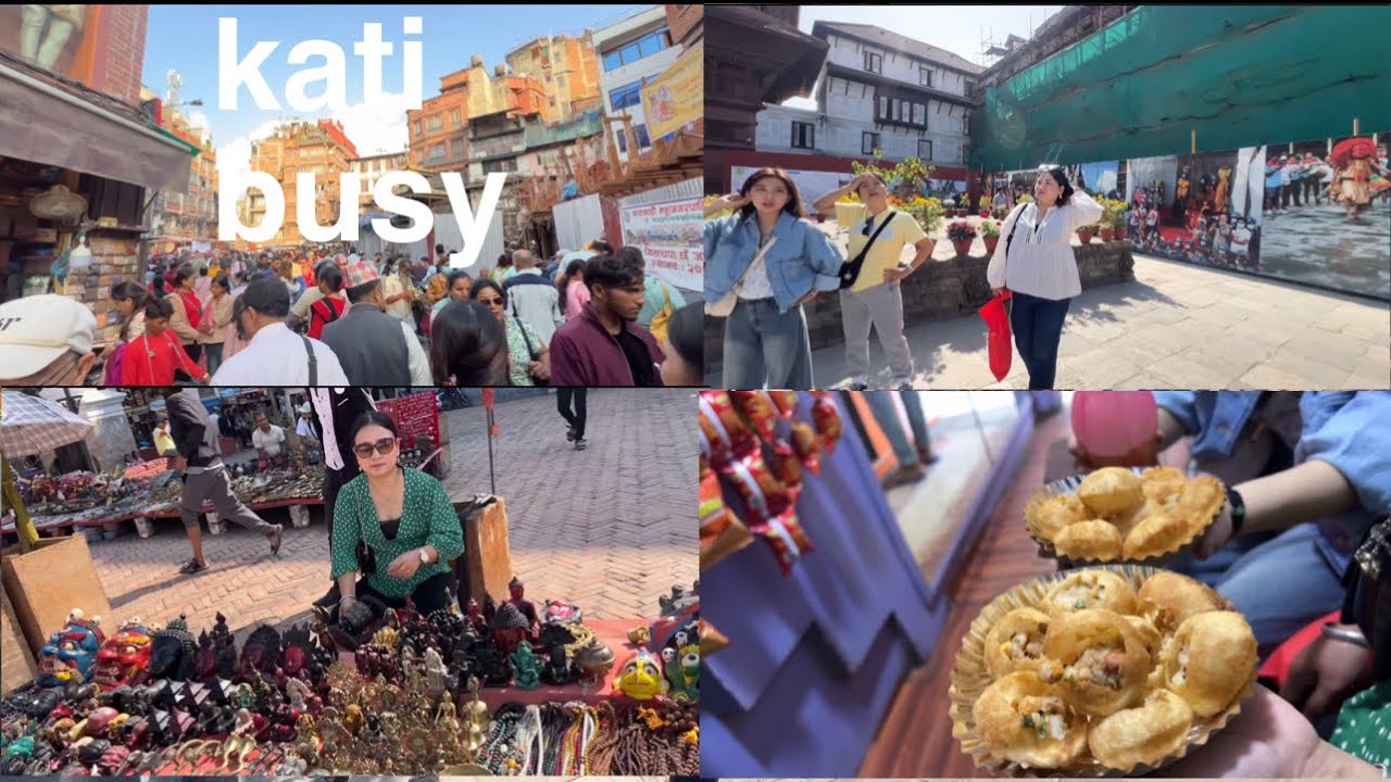 amazing experience in basantapur /food/ shopping - YouTube