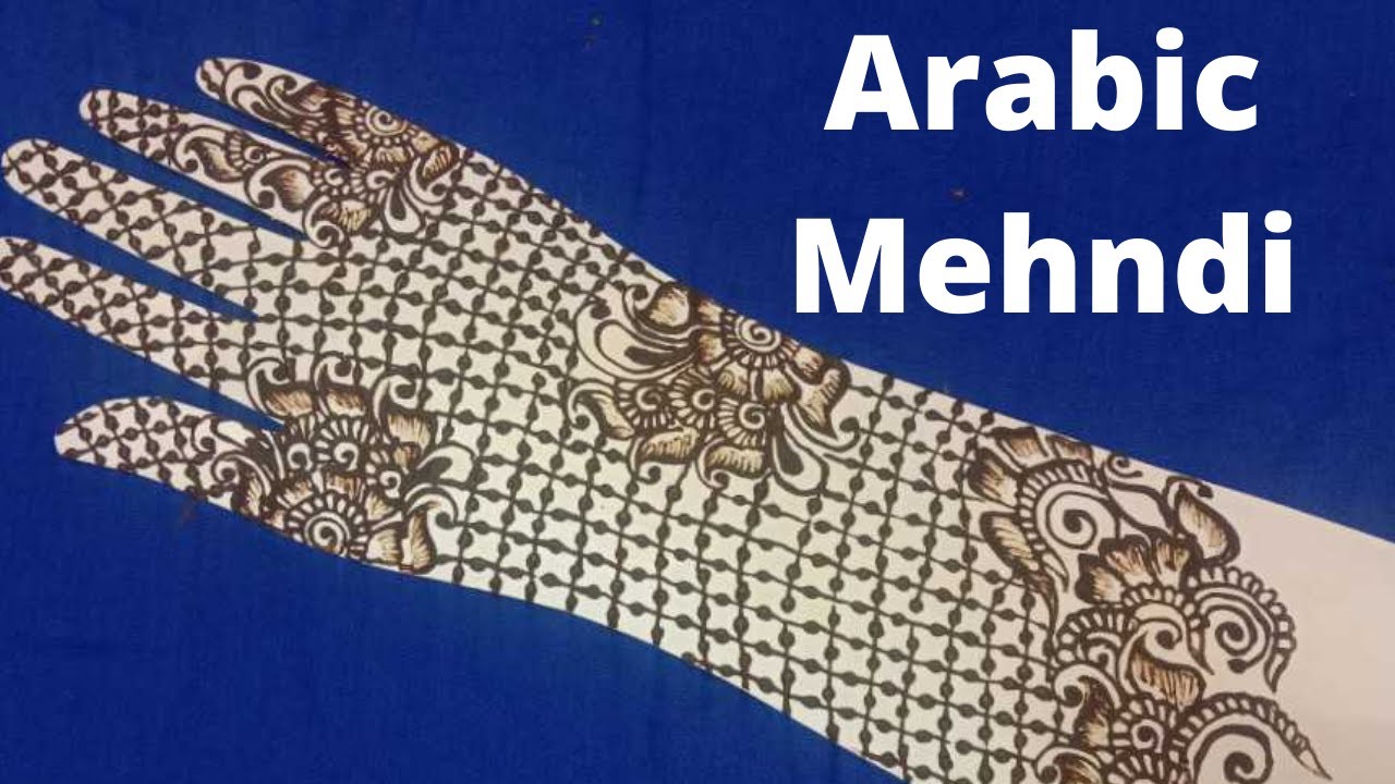Gulf Arabic mehndi design |front and back hand mehndi design - YouTube