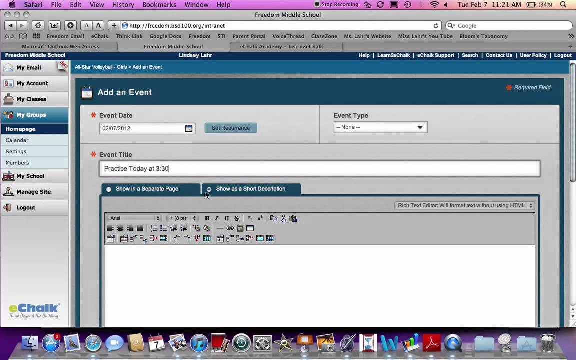 eChalk Group Help - YouTube
