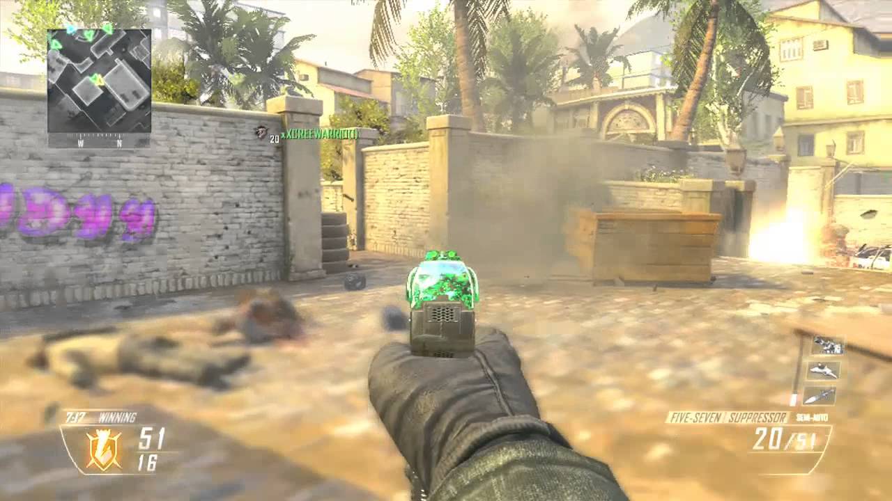 New Black ops 2 weaponized 115 pack. five seven gameplay. - YouTube