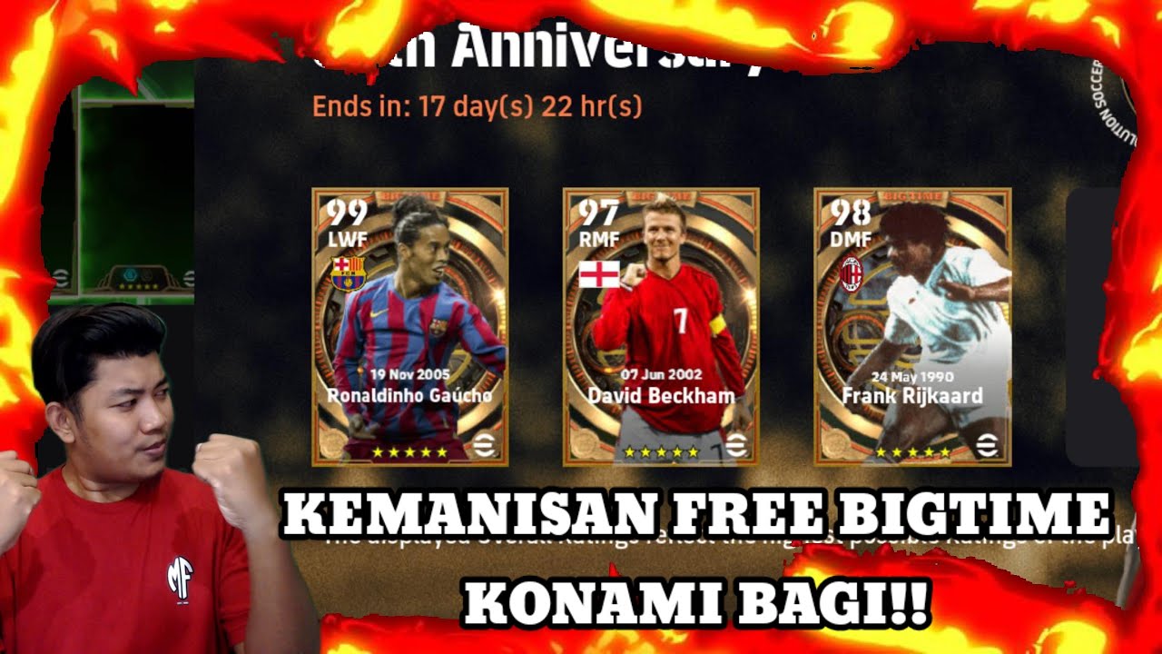 KEMANISAN YANG KONAMI BAGI DI FREE BIGTIME! EFOOTBALL 25 MOBILE - YouTube