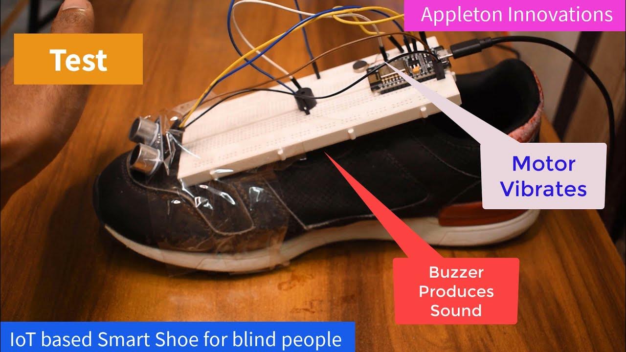 IoT based smart shoe for blind person | Best IoT Project | IoT using Arduino - YouTube