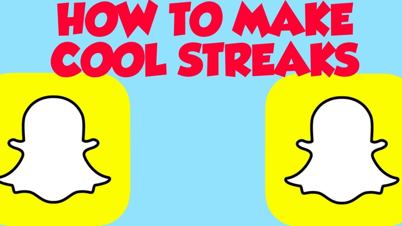 HOW TO MAKE COOL SNAPCHAT STREAKS (PART 1) - YouTube
