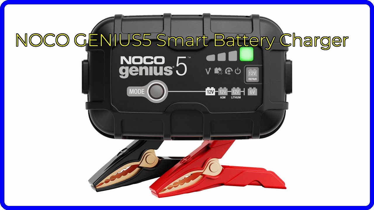 REVIEW (2025): NOCO GENIUS5 Smart Battery Charger. ESSENTIAL details ...