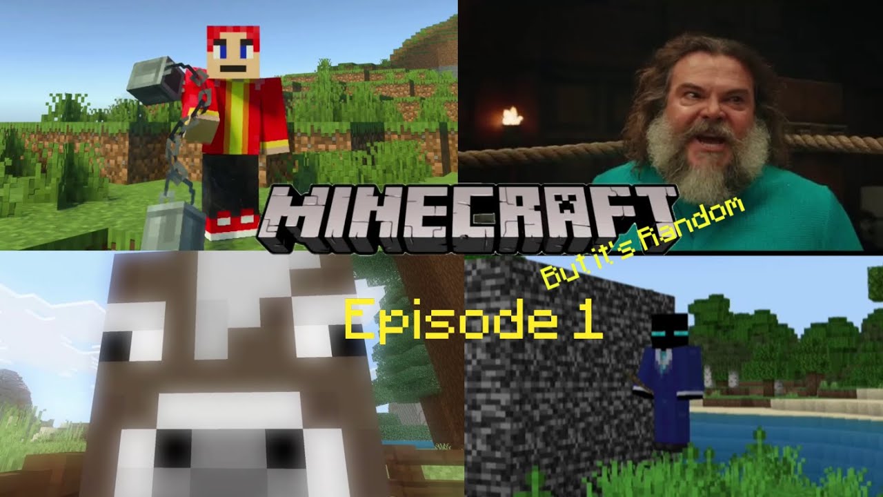 Minecraft But it's Random! Episode 1, (Chicken Jockey!) - YouTube