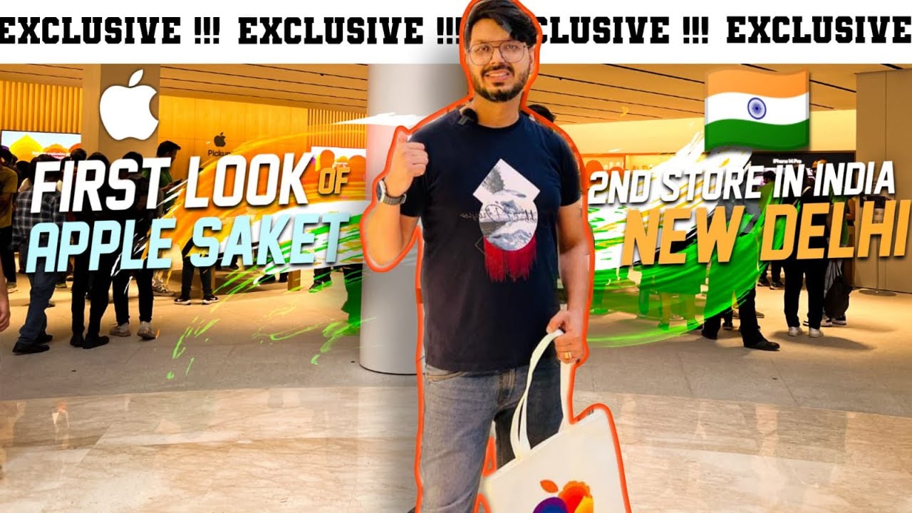 Apple 1st Store In India's National Capital I Apple Saket I Exclusive ...