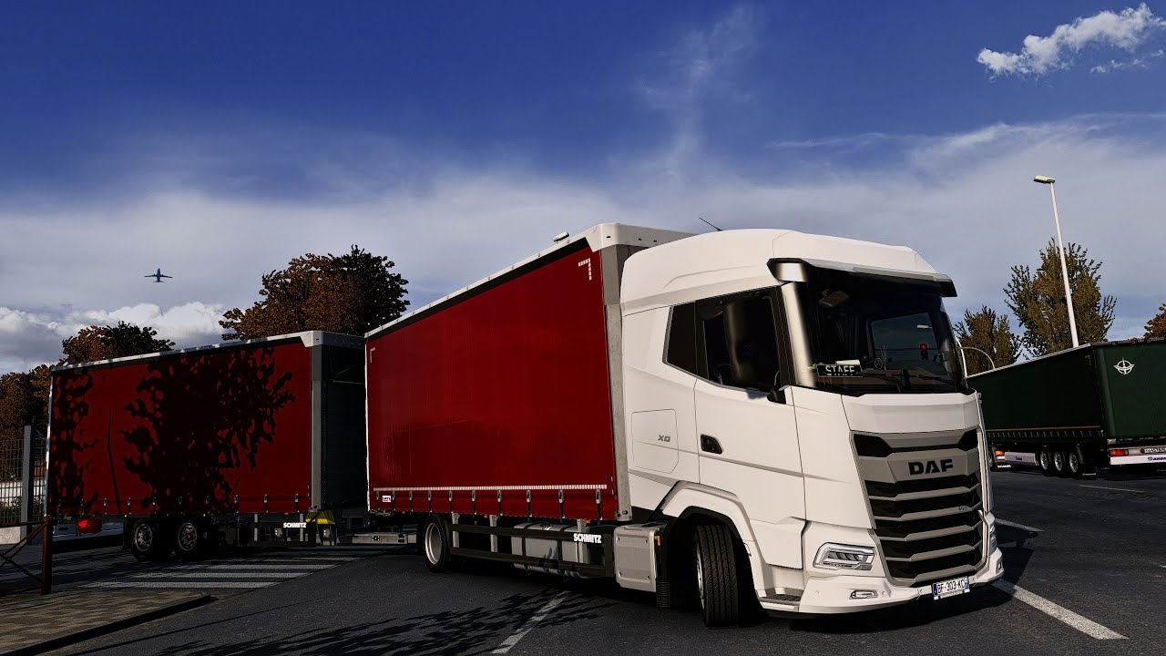 Realistic Driving Daf XG 450 Tandem Euro Truck Simulator 2 POV Drive 4K ...