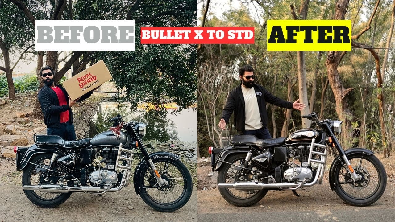 Bullet X Convert to Standard 350 Cost and Details 🔥 | #royalenfield ...