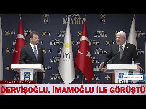 Müsavat Dervişoğlu İBB ve Türkiye Belediyeler Birliği Başkanı Ekrem İmamoğlu'nu makamında kabul etti