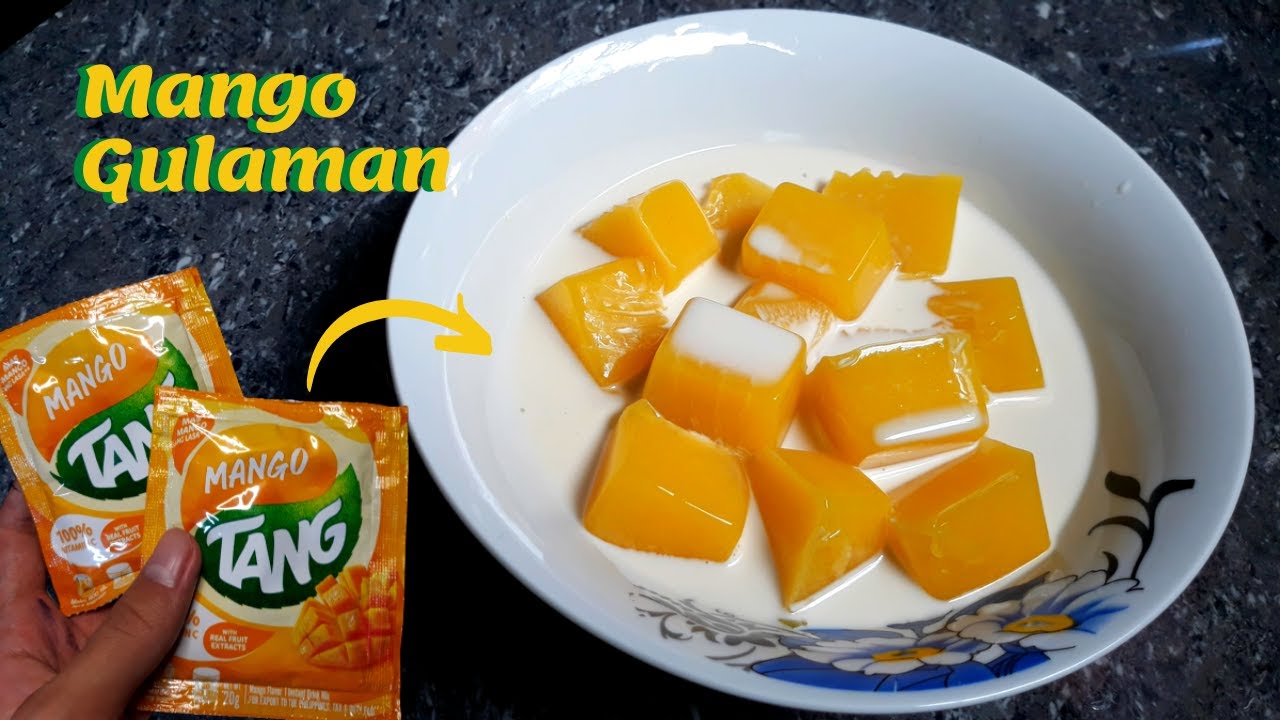 Murang Dessert na Pang-Negosyo | Tang Juice Mango Flavor | Mango ...