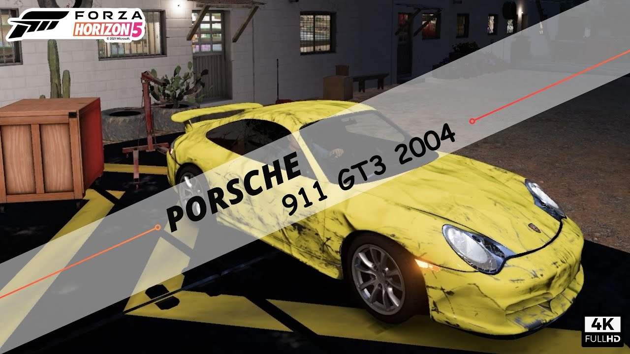 Rebuilding the 2004 Porsche 911 GT3 | Forza Horizon 5 | Logitech g29 ...