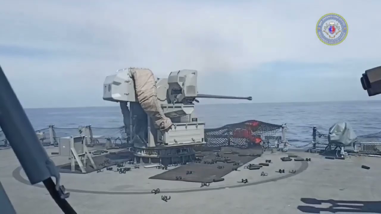 BRP Antonio Luna (FF-151) - live fire exercise | Philippine Navy - YouTube