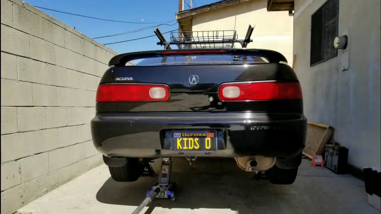 Acura Integra DC4 with Tanabe Medalion Touring cat-back - YouTube