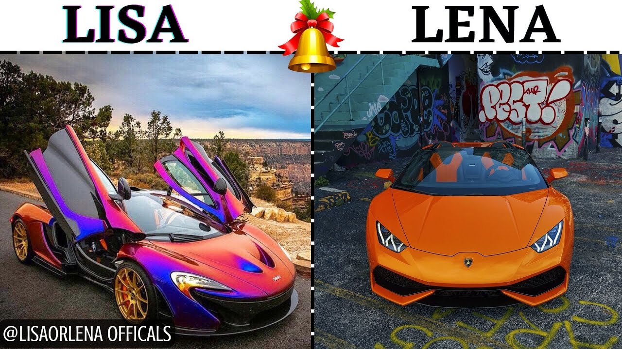 LISA VS LENA CARS CHOICES 🚗🚗🚙🚓🚔 - YouTube