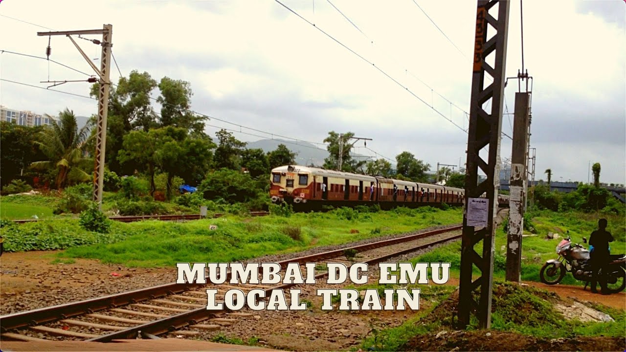 Mumbai DC EMU Local Train- Ghansoli Railway Station,Navi Mumbai ...