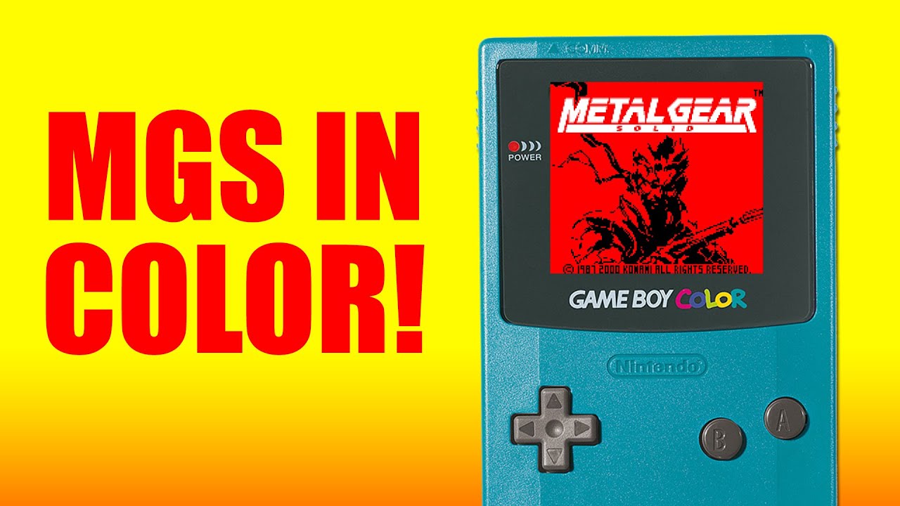 MGS in COLOR! | Metal Gear Solid (Metal Gear: Ghost Babel) - YouTube