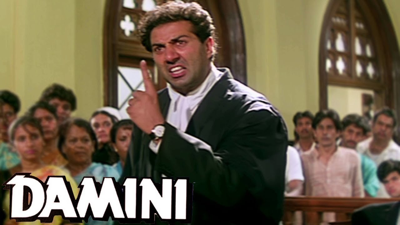 Damini (1993) Sunny Deol | Amrish Puri | ye dhai kilo ka haath hai | Damini movie ka dialogue ...