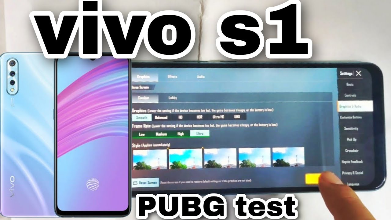 vivo s1 PUBG test ⚡ don't buy this phone for PUBG😡 - YouTube