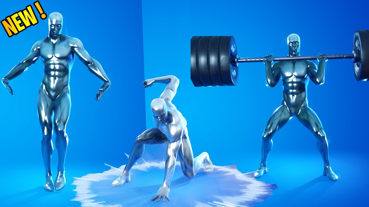 New Silver Surfer Skin Showcase with all my emotes # ...