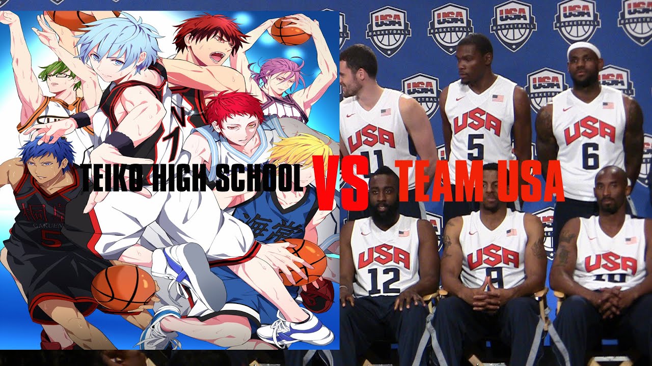 NBA 2K14: Teiko High VS Team USA X (Kuroko Mod) - YouTube