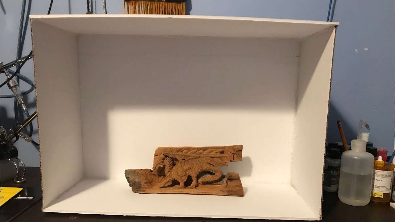 DIY A Spray box for Airbrushing - YouTube