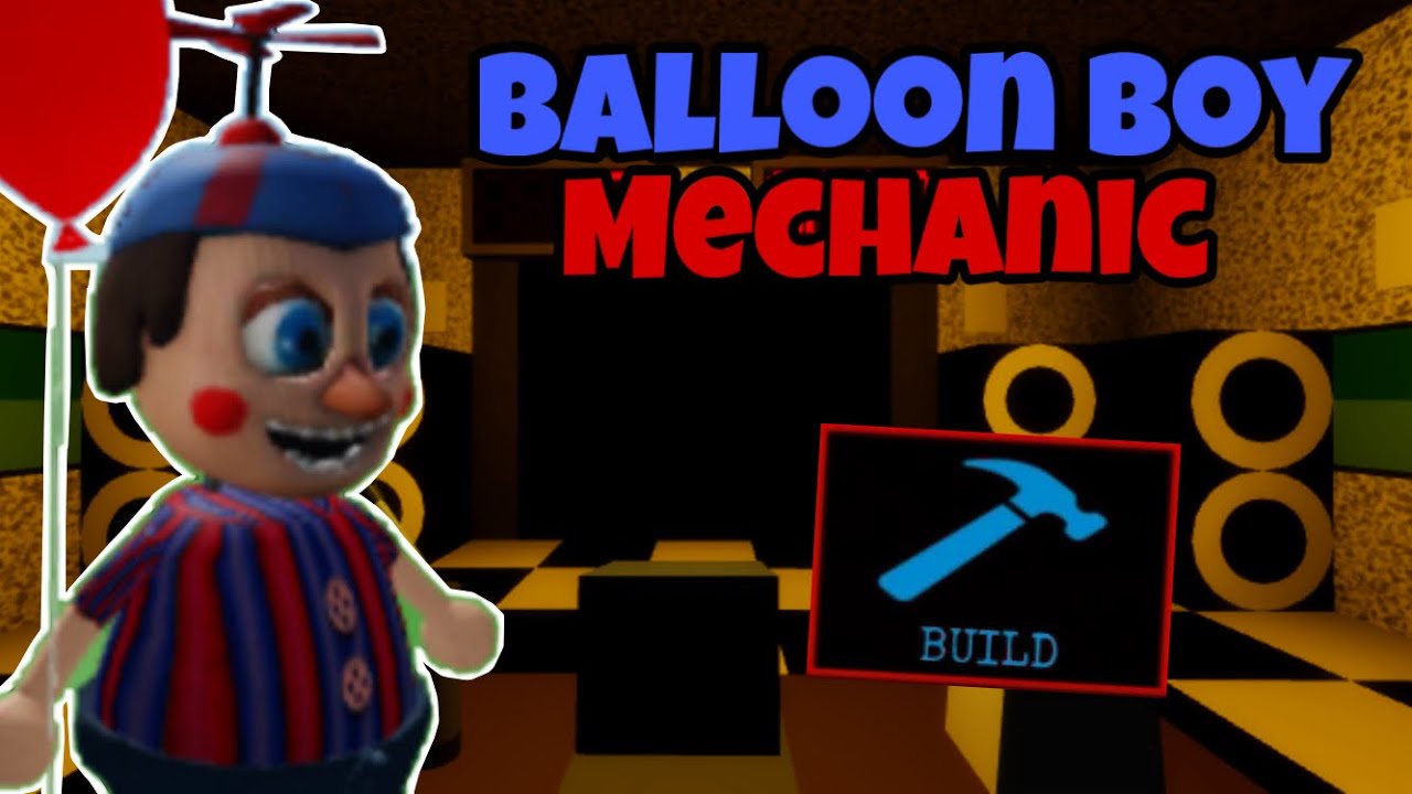 FNAF 2 Balloon Boy Mechanic | Piggy Build Mode - YouTube