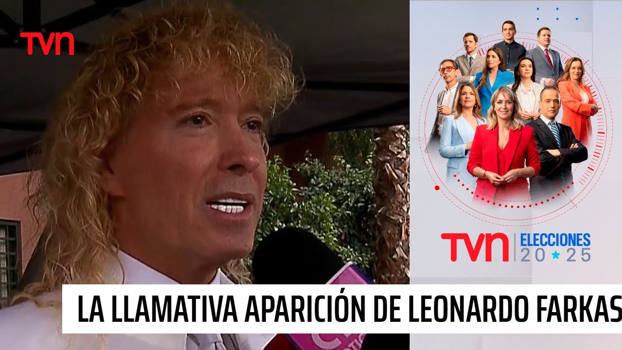 La llamativa aparición de Leonardo Farkas en su local de votación | 24 ...