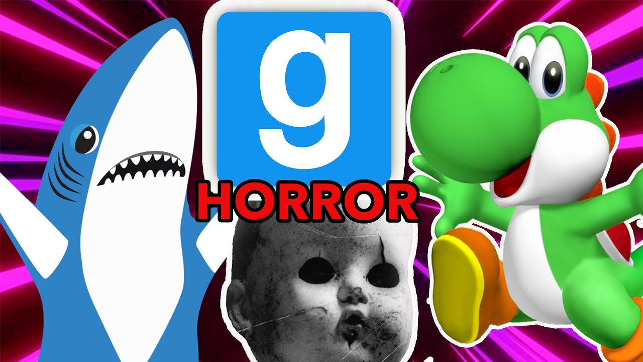 BEING SCARED BY EVERYTHING... | GMOD HORROR W/ WADE IS BACK - YouTube