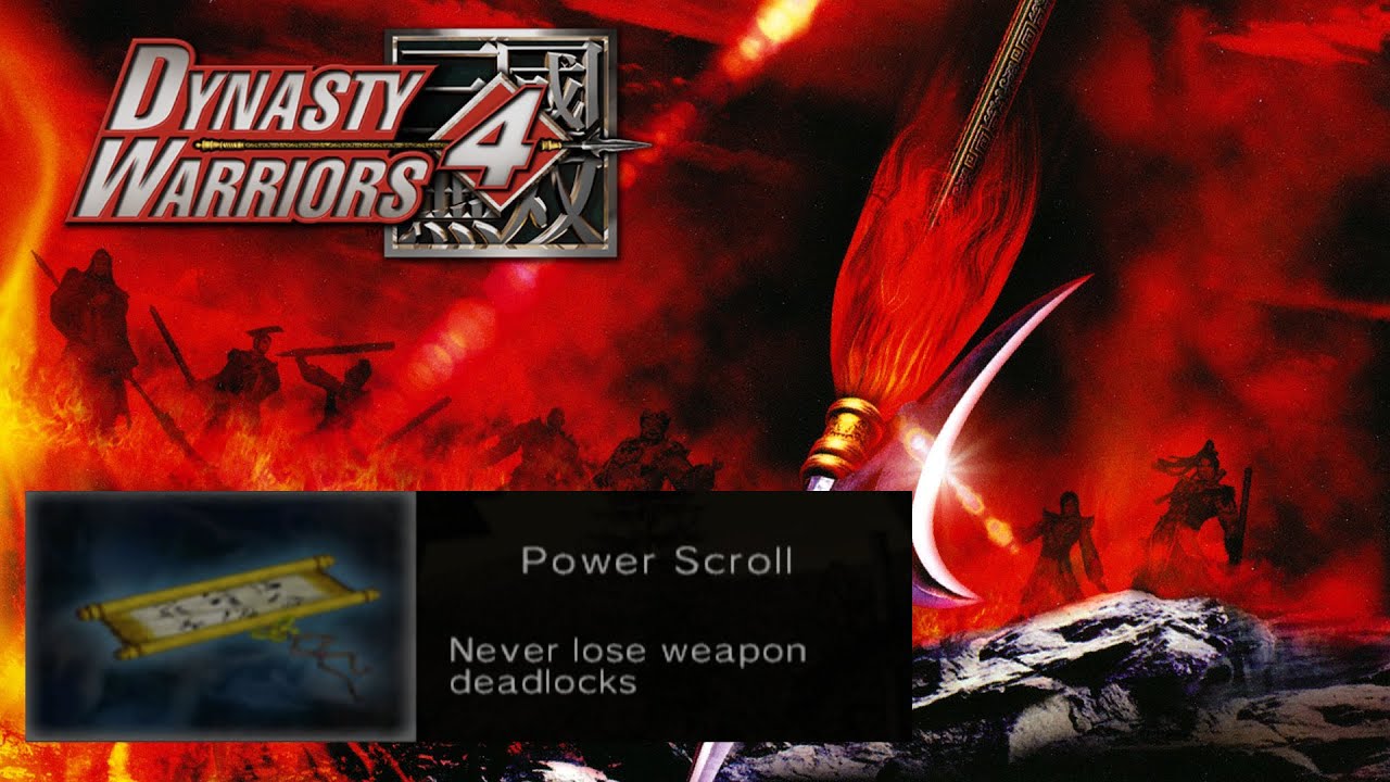 Power Scroll - Rare Item Guide | Dynasty Warriors 4 - YouTube