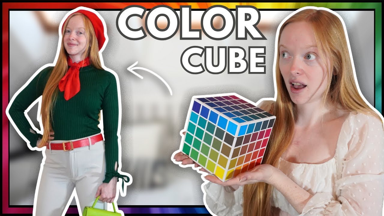 Creating OUTFITS with my COLOR CUBE? #fashion #style #outfits - YouTube
