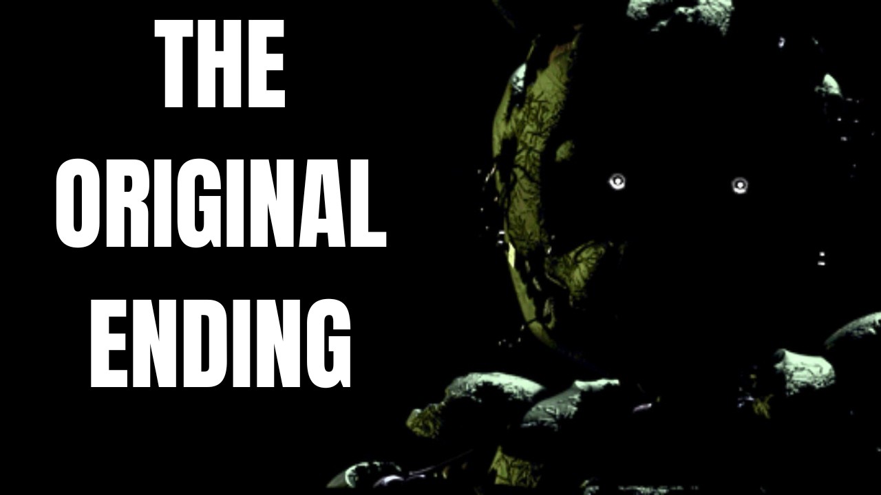 The Forgotten Original Ending of FNAF - YouTube